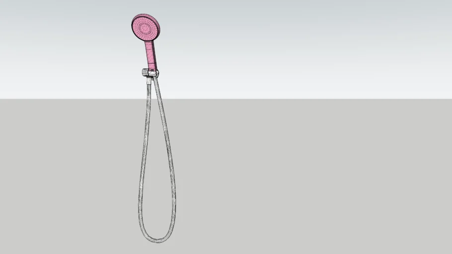 hand shower on bracket | 3D Warehouse