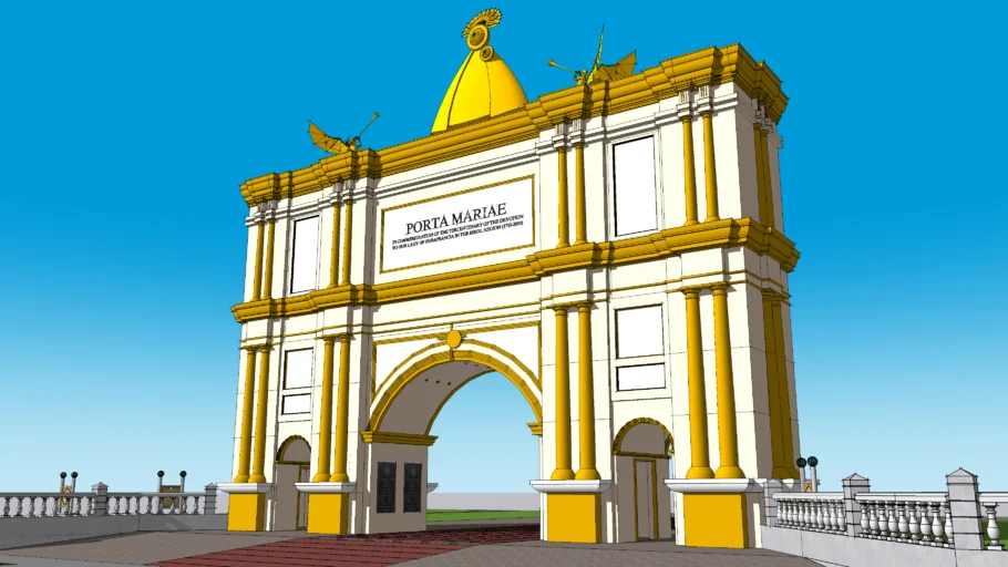 PORTA MARIAE_CATHEDRAL-NAGA CITY | 3D Warehouse