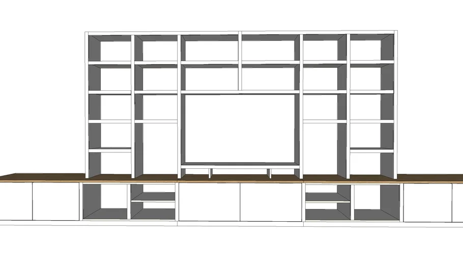 Audio visual and display unit | 3D Warehouse