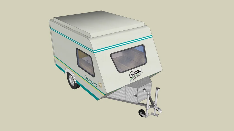 Gypsey Caravette 2 Caravan | 3D Warehouse