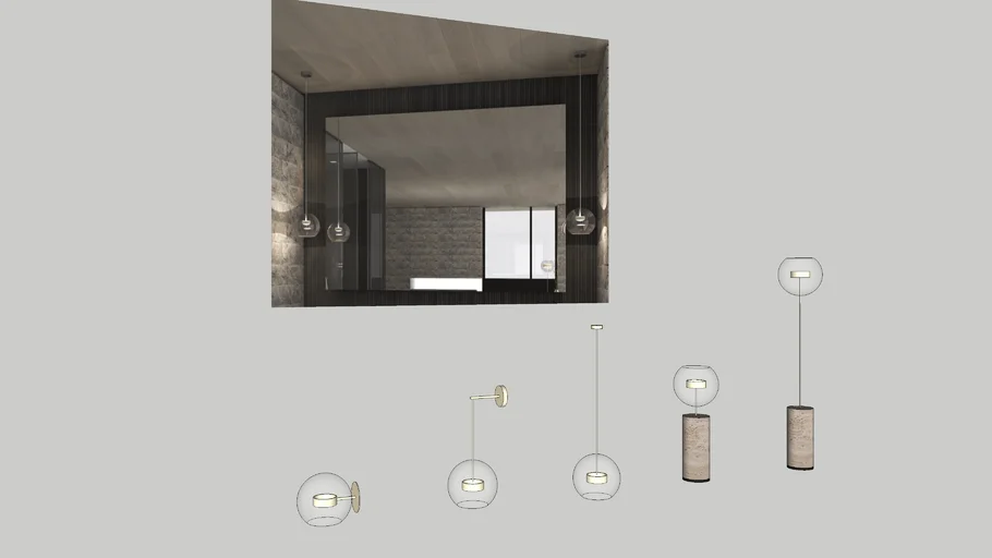 Glass Light fixture | 3D Warehouse