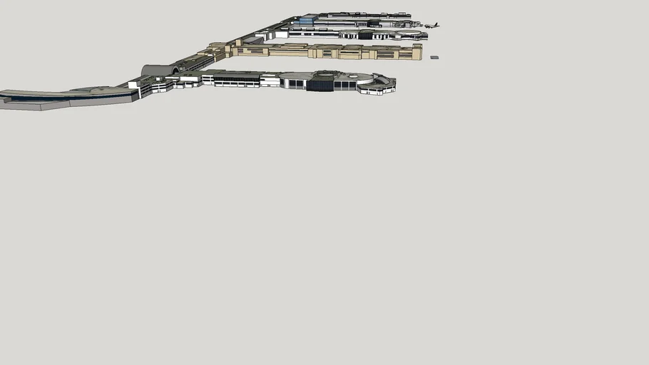 LAX Airport Terminals 4, 5, 6, 7, 8 | 3D Warehouse