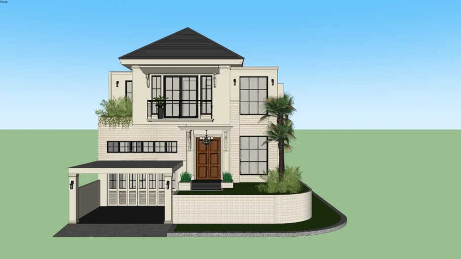 classic modern house | 3D Warehouse