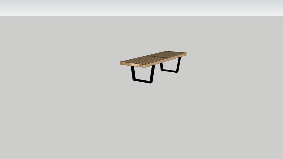 Banc NELSON | 3D Warehouse