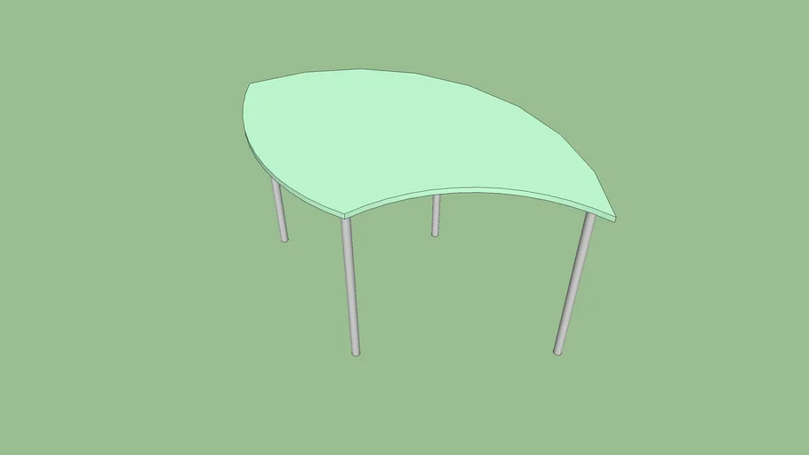 Petal Table (simple) | 3D Warehouse