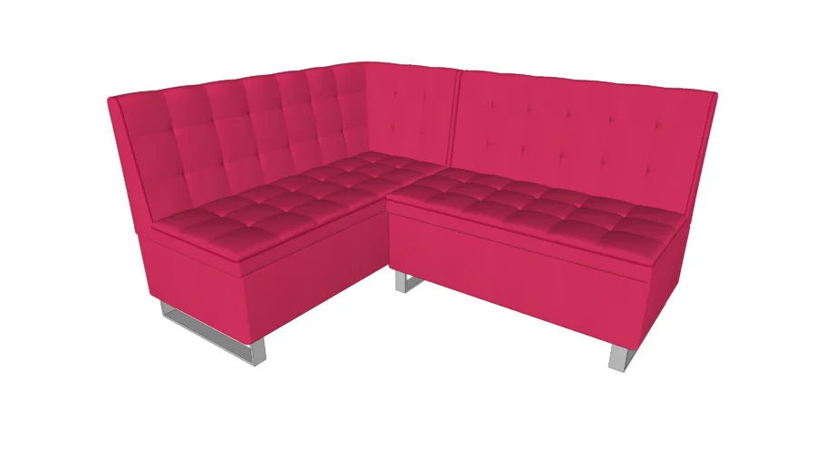 Modular Kitchen Corner Sofa Padded | 3D Warehouse