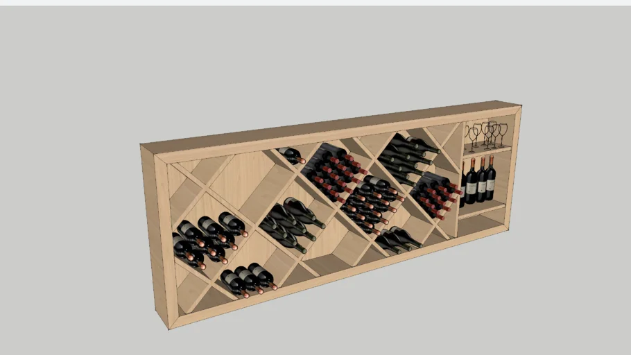 wine rack | 3D Warehouse