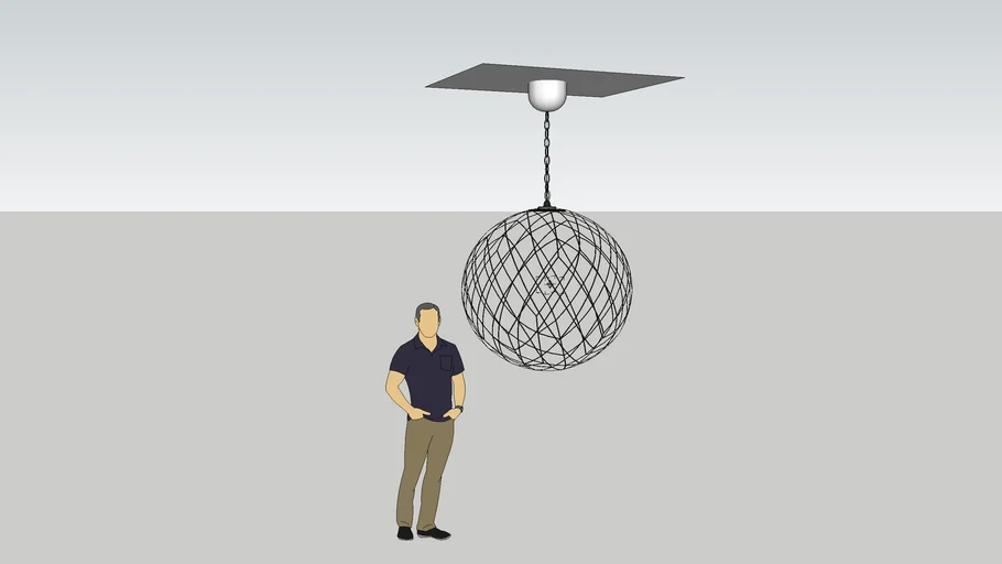 Hoyne Iron Pendant | 3D Warehouse