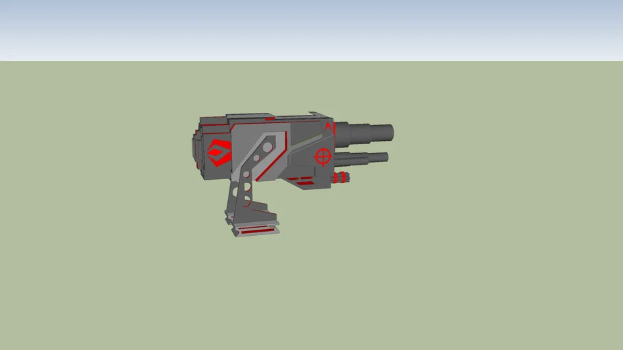 Battlebot V1 Red (hellfire) | 3D Warehouse
