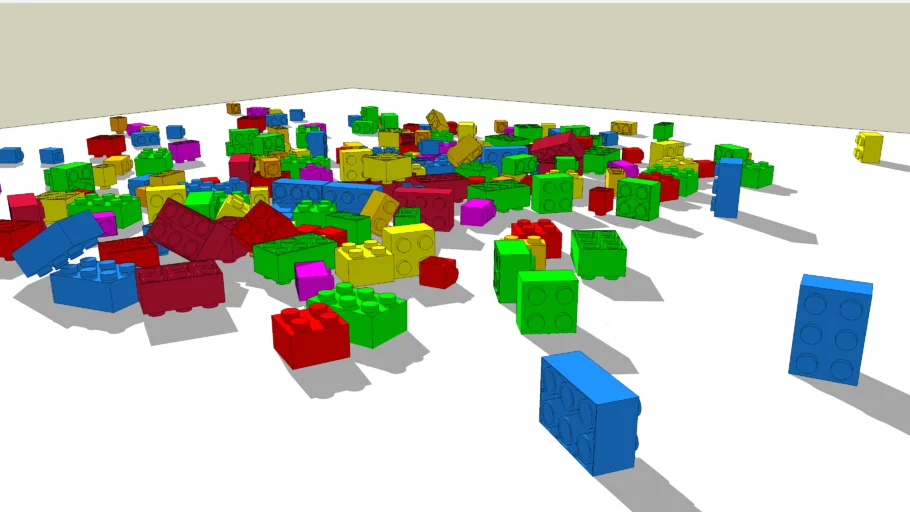 Fallen Legos | 3D Warehouse