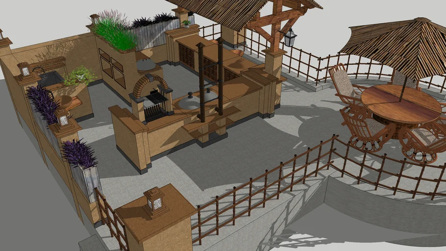 Outdoor Kitchen | 3D Warehouse