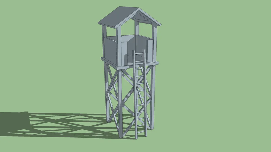 Watchtower, simple II | 3D Warehouse