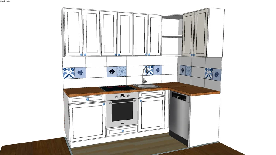 Corner kitchen | 3D Warehouse