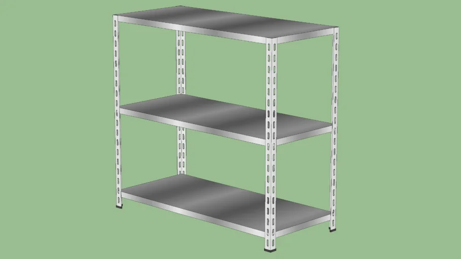metal shelves | 3D Warehouse