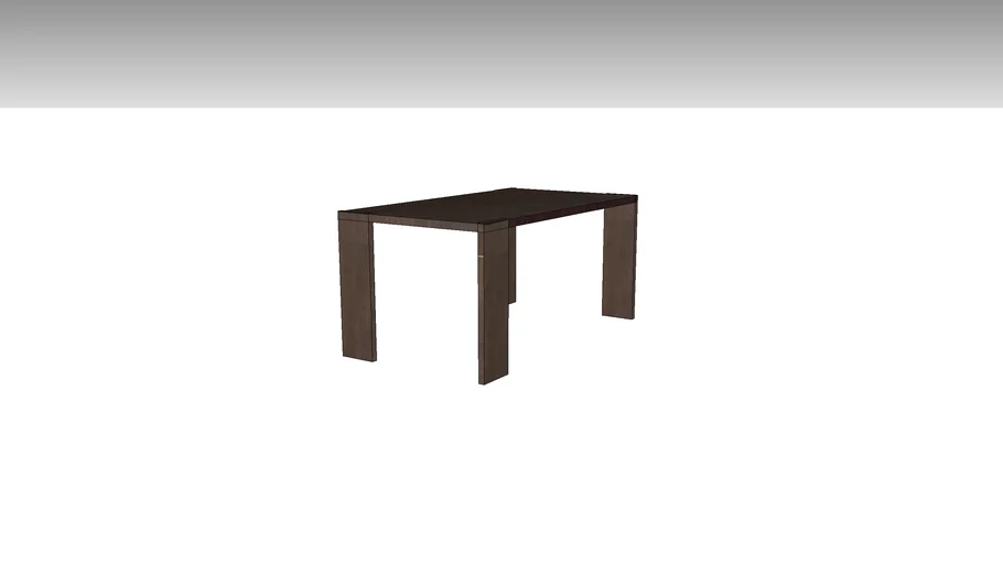 CB2- blox table | 3D Warehouse