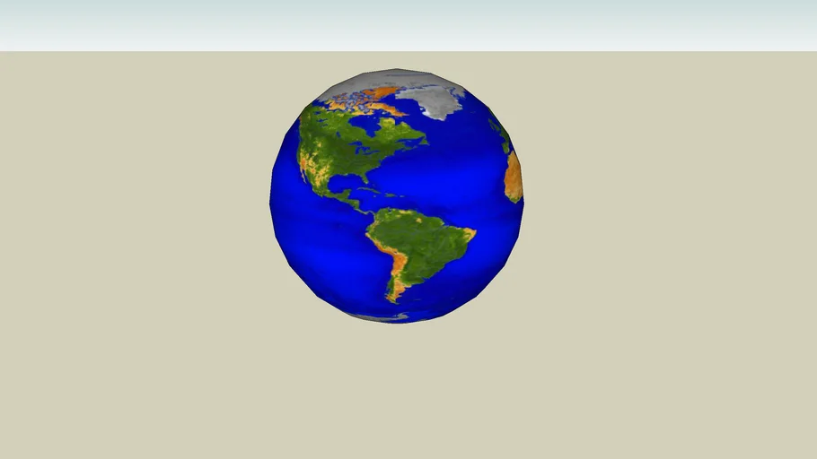 3d Earth (Textured fully in Sketchup) | 3D Warehouse