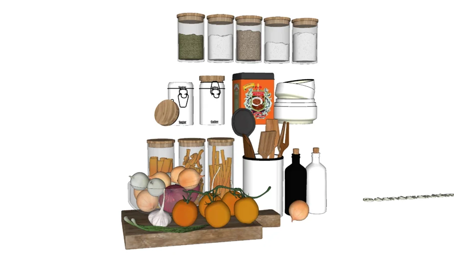 kit cozinha 02 | 3D Warehouse