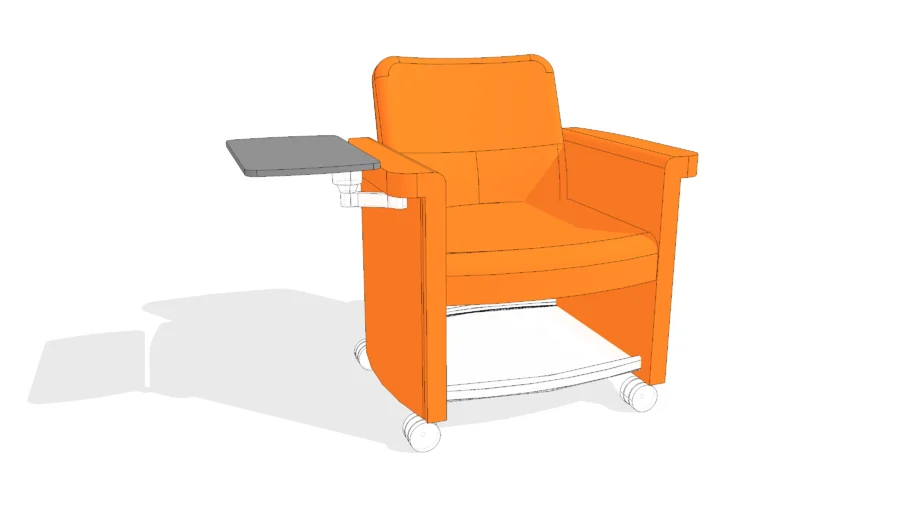Belize Lounge Chair - With Table | 3D Warehouse