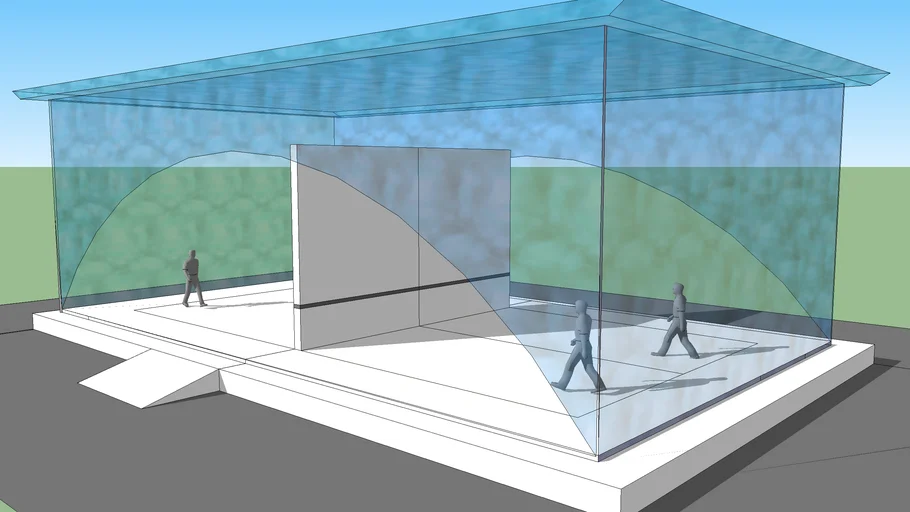 fronton tennis | 3D Warehouse