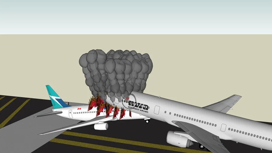 plane crash | 3D Warehouse