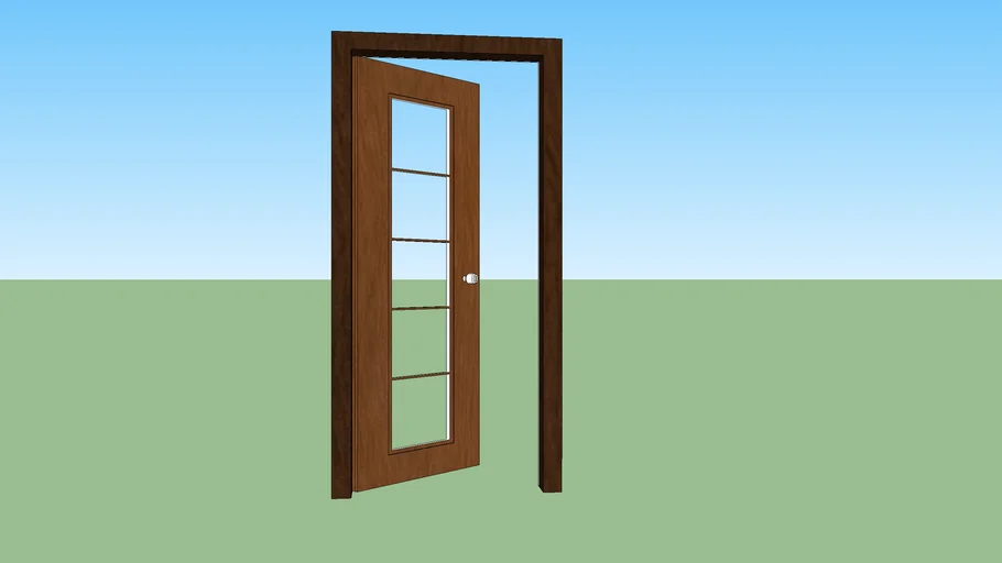single panel door | 3D Warehouse