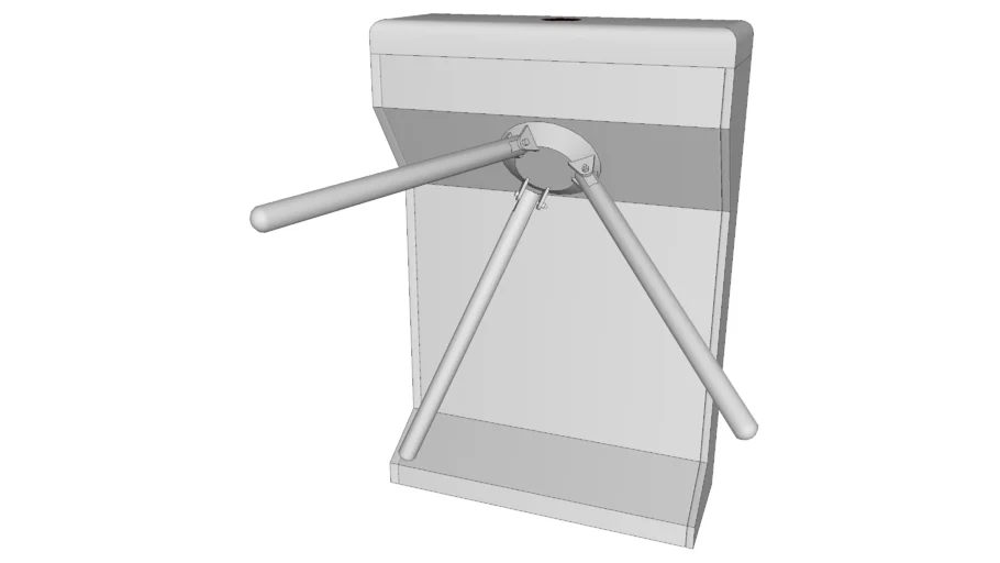 Small Turnstile - Detailed | 3D Warehouse
