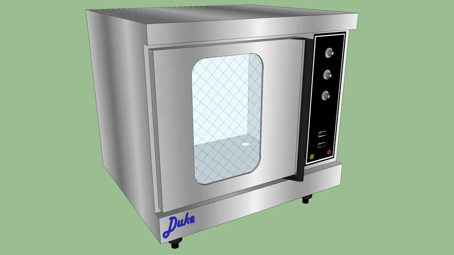 Duke 1/2 size convection oven | 3D Warehouse