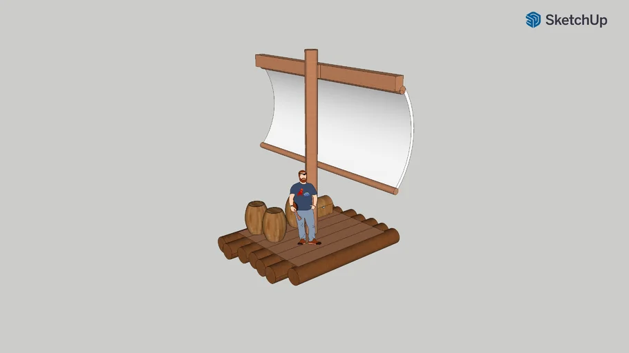 Castaway Raft | 3D Warehouse