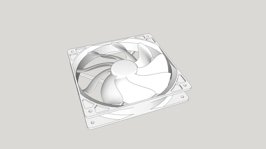 140mm Fan (generic, no real life counterpart) | 3D Warehouse
