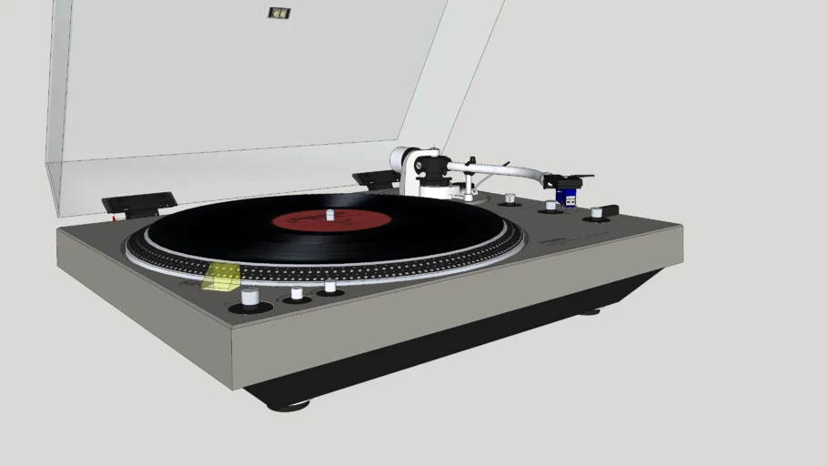 Turntable - Technics SL 1650 - Animated using Scenes | 3D Warehouse