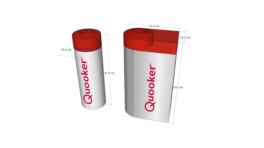 Quooker Pro3+Cube Tanks Measurements | 3D Warehouse