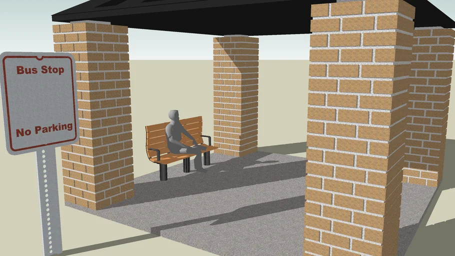 Bus Stop | 3D Warehouse
